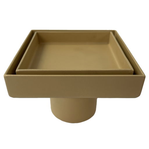 Gold Floor Waste - Tile Insert - 316 Grade Stainless